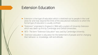 Concept of education & Meaning | PPTX