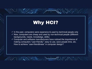 Foundation of Human-Computer Technology. | PPT