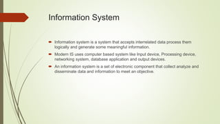 Foundation Of Information System | PPTX