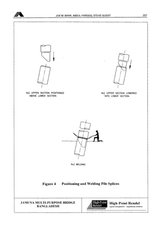 Foundation of Jamuna Bridge , method construction | PDF