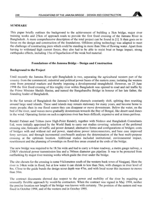 Foundation of Jamuna Bridge , method construction | PDF
