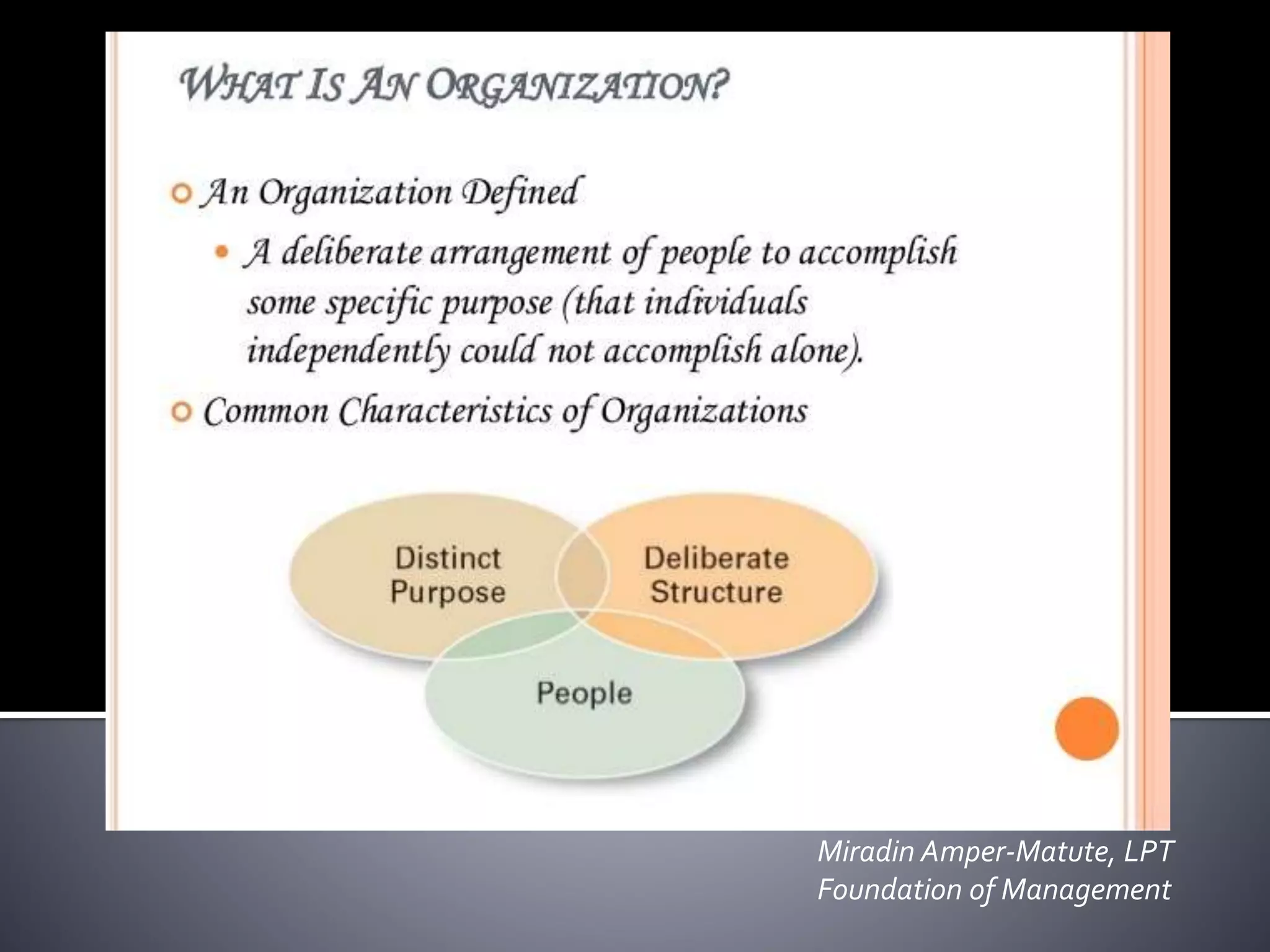 Foundation of management Chapter 1 | PPTX