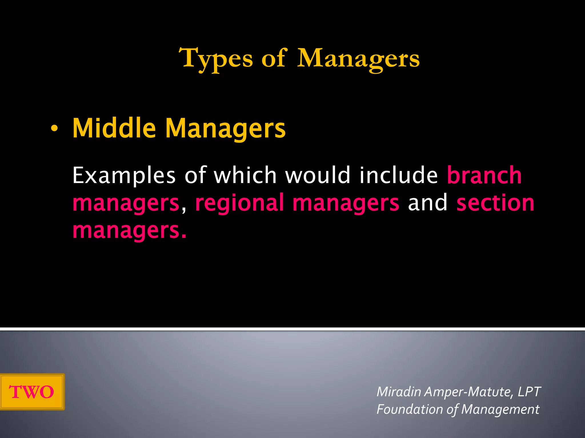 Foundation of management Chapter 1 | PPTX
