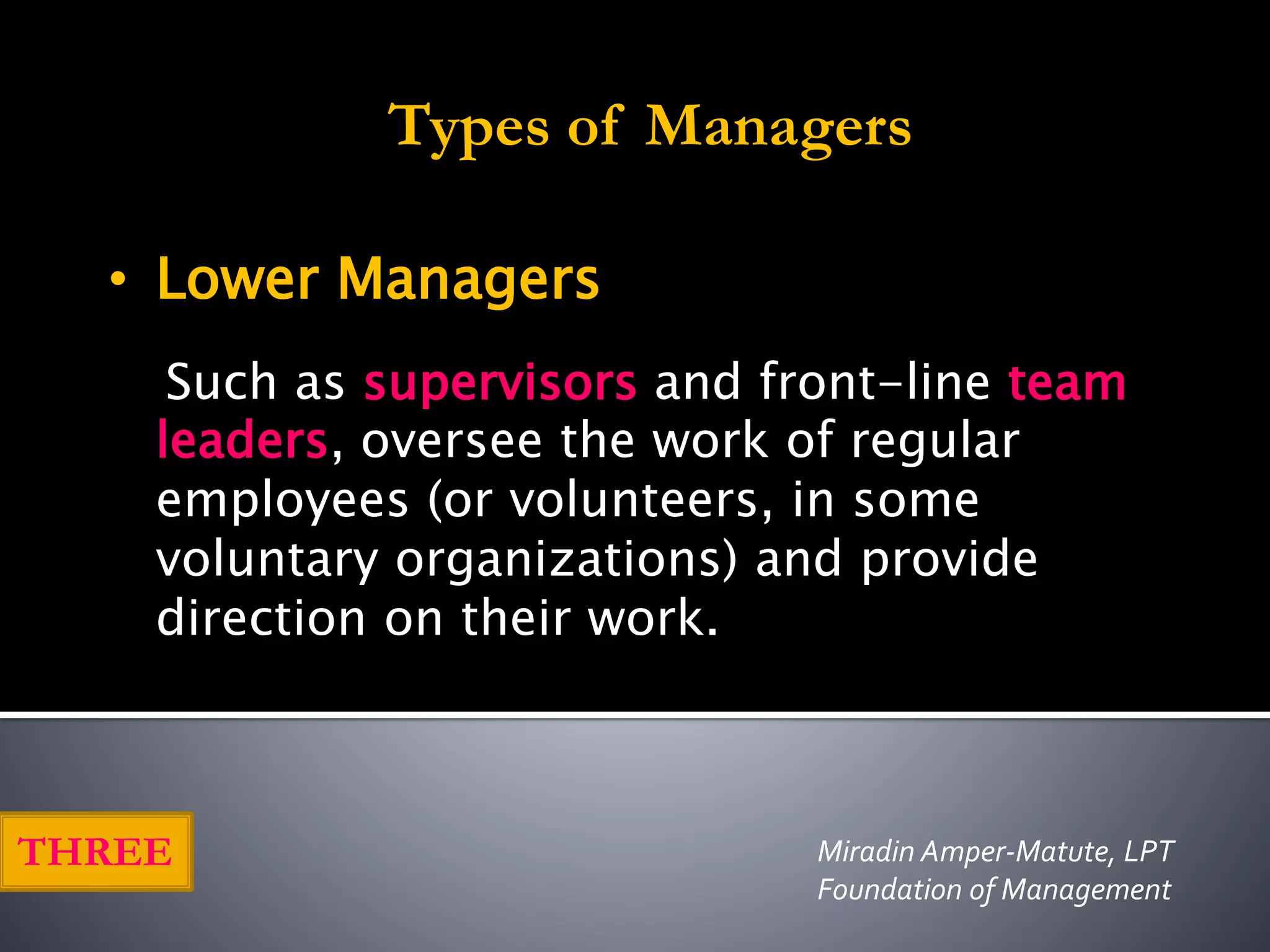 Foundation of management Chapter 1 | PPTX