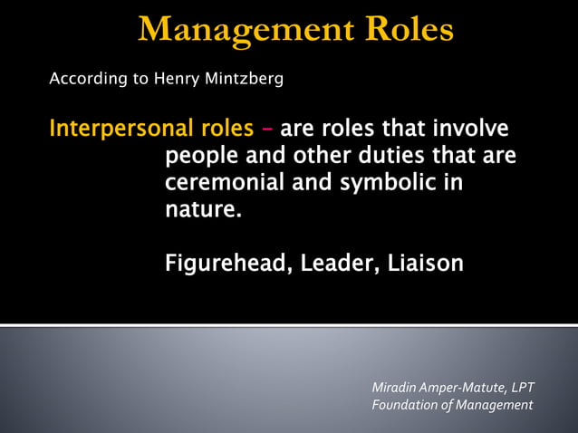 Foundation of management Chapter 1 | PPT