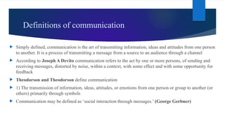 Foundation of mass communication journalism | PPTX