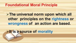 foundation of morality.pptx | Islam | Religion & Spirituality