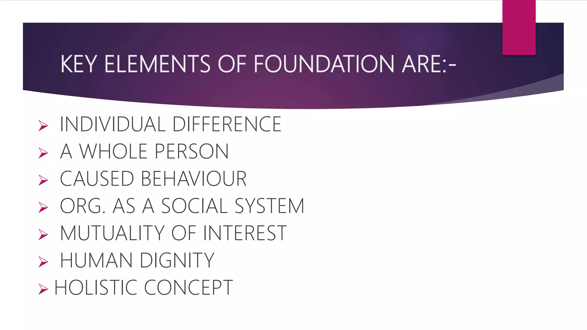 Foundation of organizational behavior | PPTX