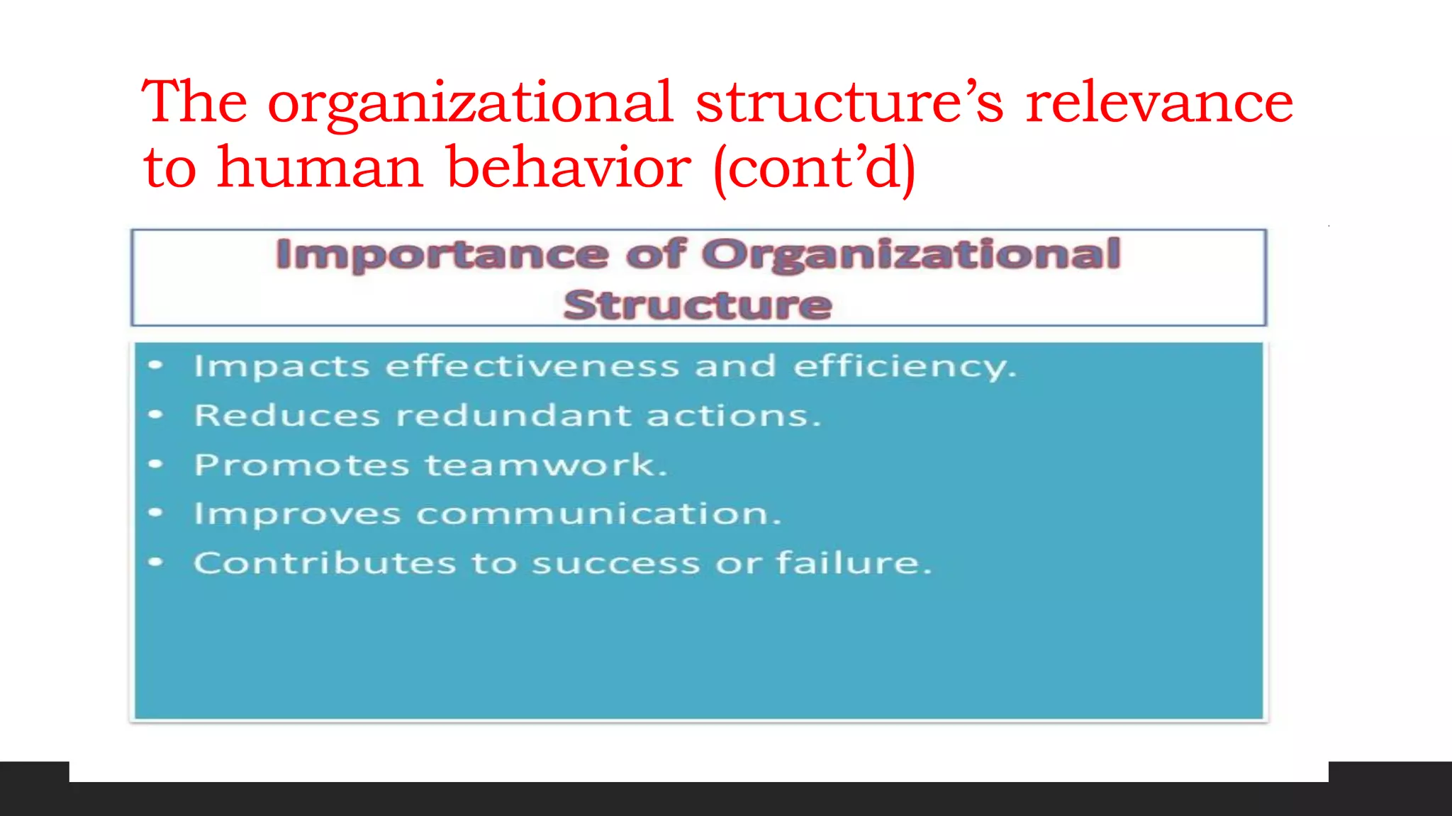 Foundation of organizational structure | PDF