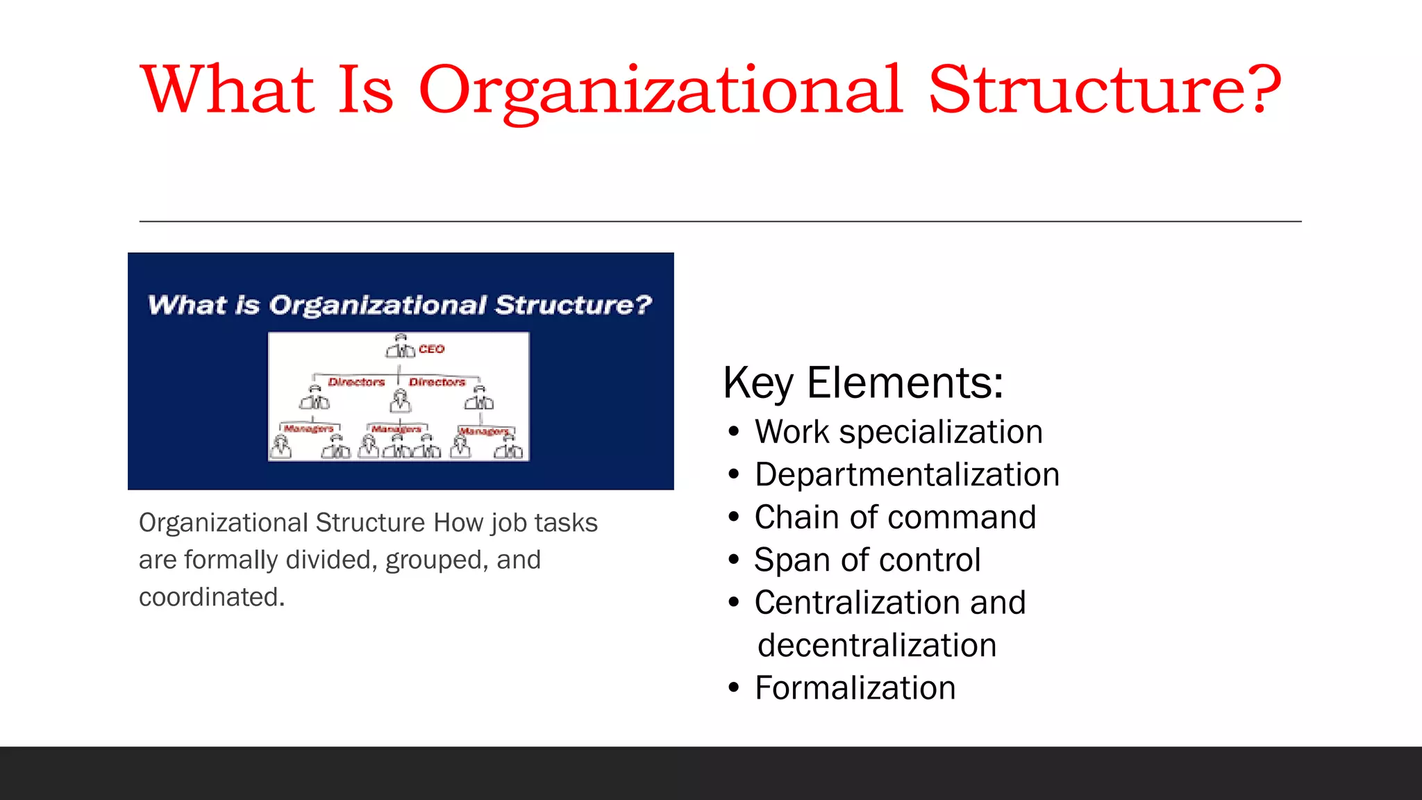 Foundation of organizational structure | PDF