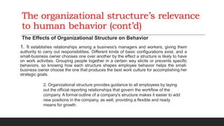 Foundation of organizational structure | PDF