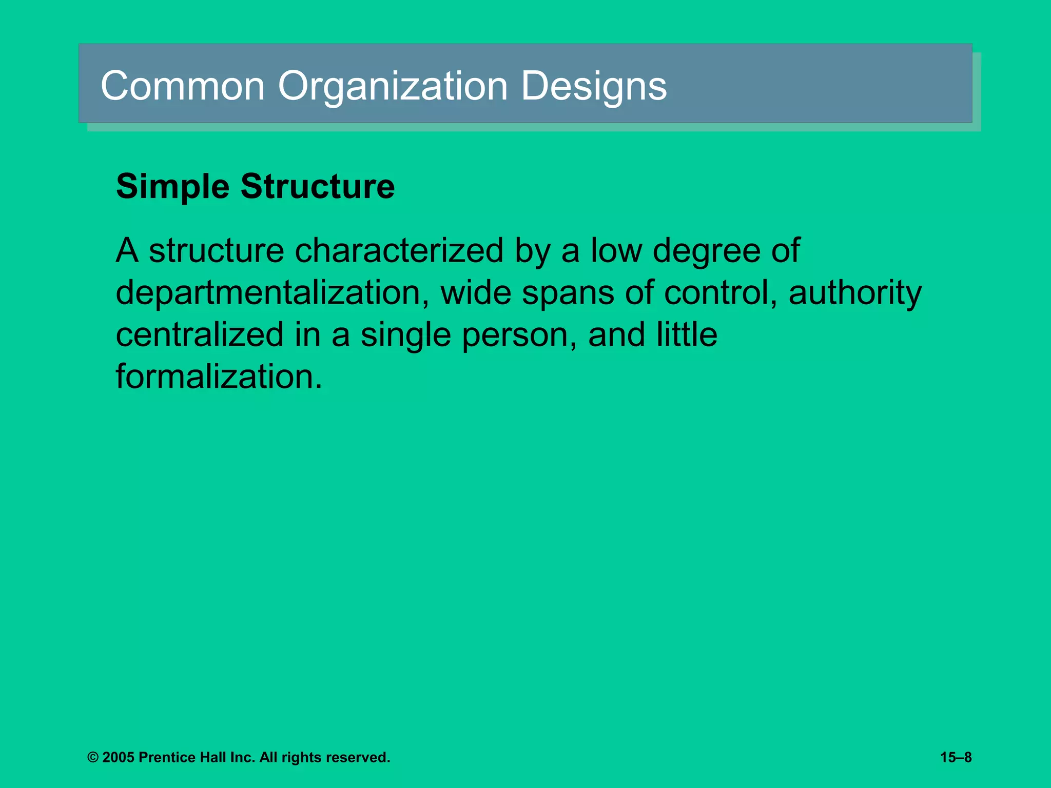 Foundation of organization structure | PPT