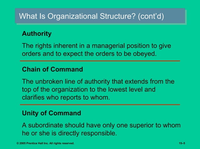 Foundation of organization structure | PPT