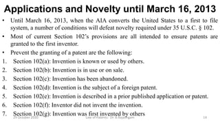 Foundation of patent law | PPTX