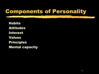 Foundation of personality | PPT