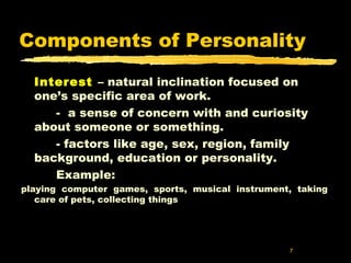 Foundation of personality | PPT