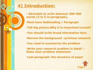 Foundation of Research Writing | PPT