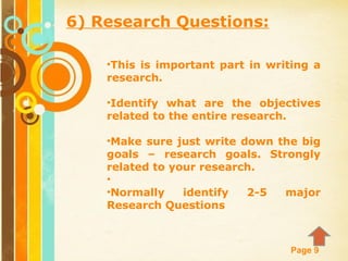 Foundation of Research Writing | PPT