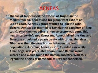 Foundation of rome - Italian legend | PPTX