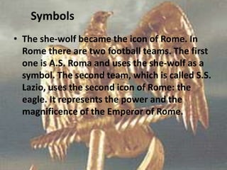 Foundation of rome - Italian legend | PPTX