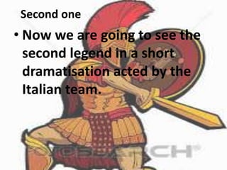 Foundation of rome - Italian legend | PPTX