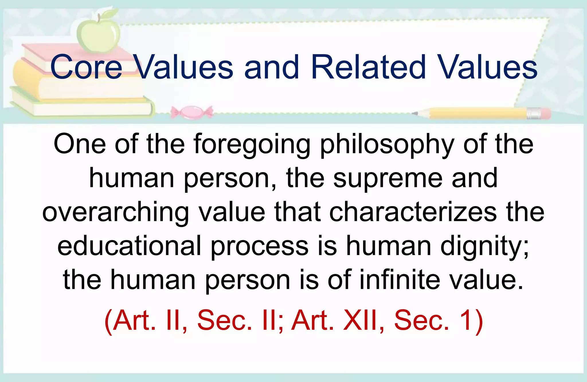 Foundation of Values Education | PPTX