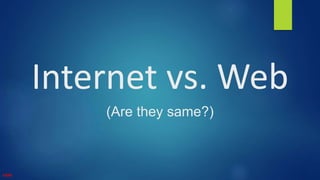 Foundation of Web Design & Development | PPT