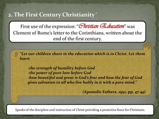 Foundation of Christian Education | PPTX