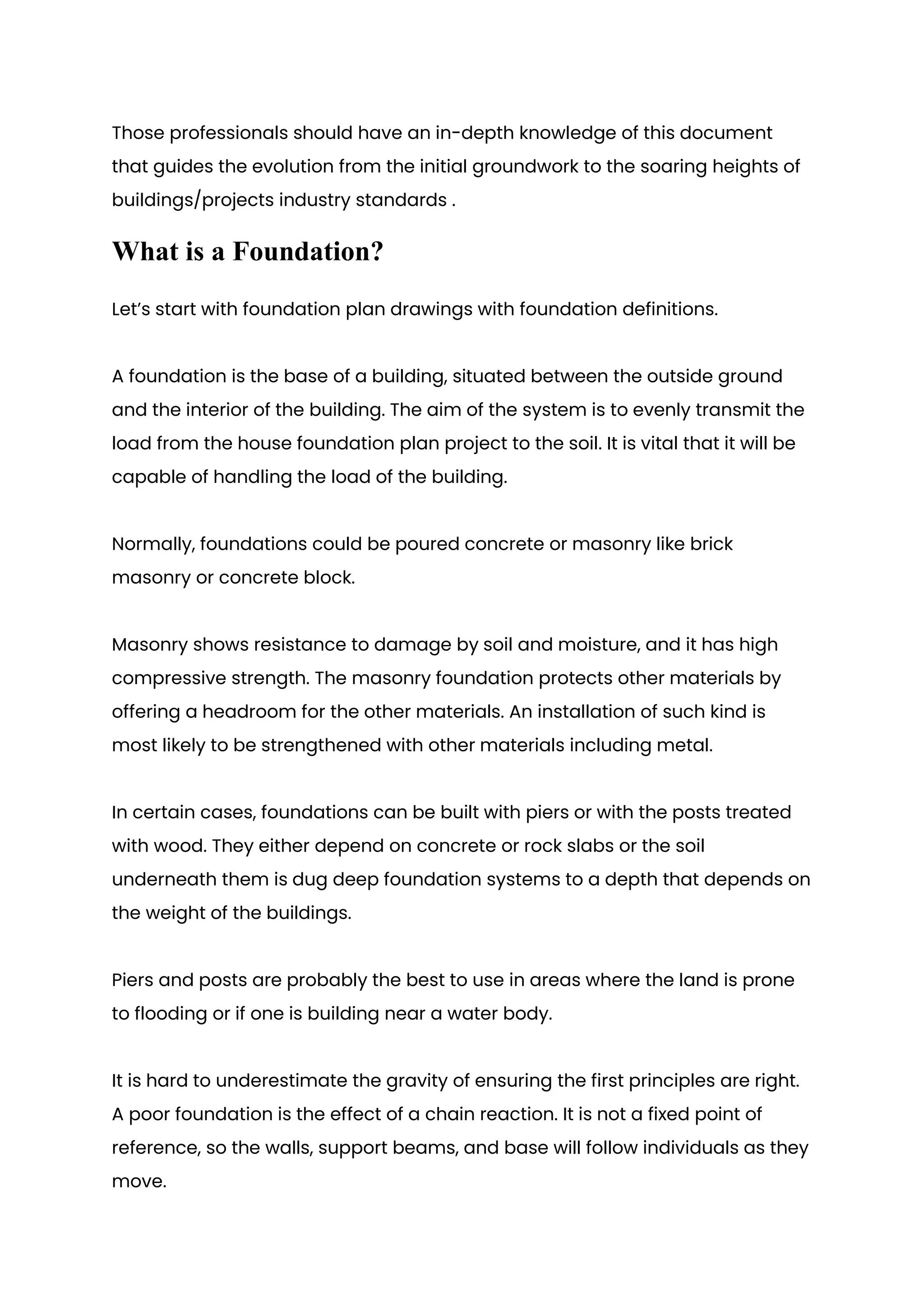 Foundation Plan Drawing: What is It and Why Do You Need It 2025 | PDF