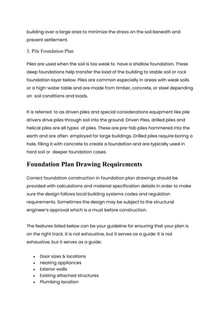 Foundation Plan Drawing: What is It and Why Do You Need It 2025 | PDF