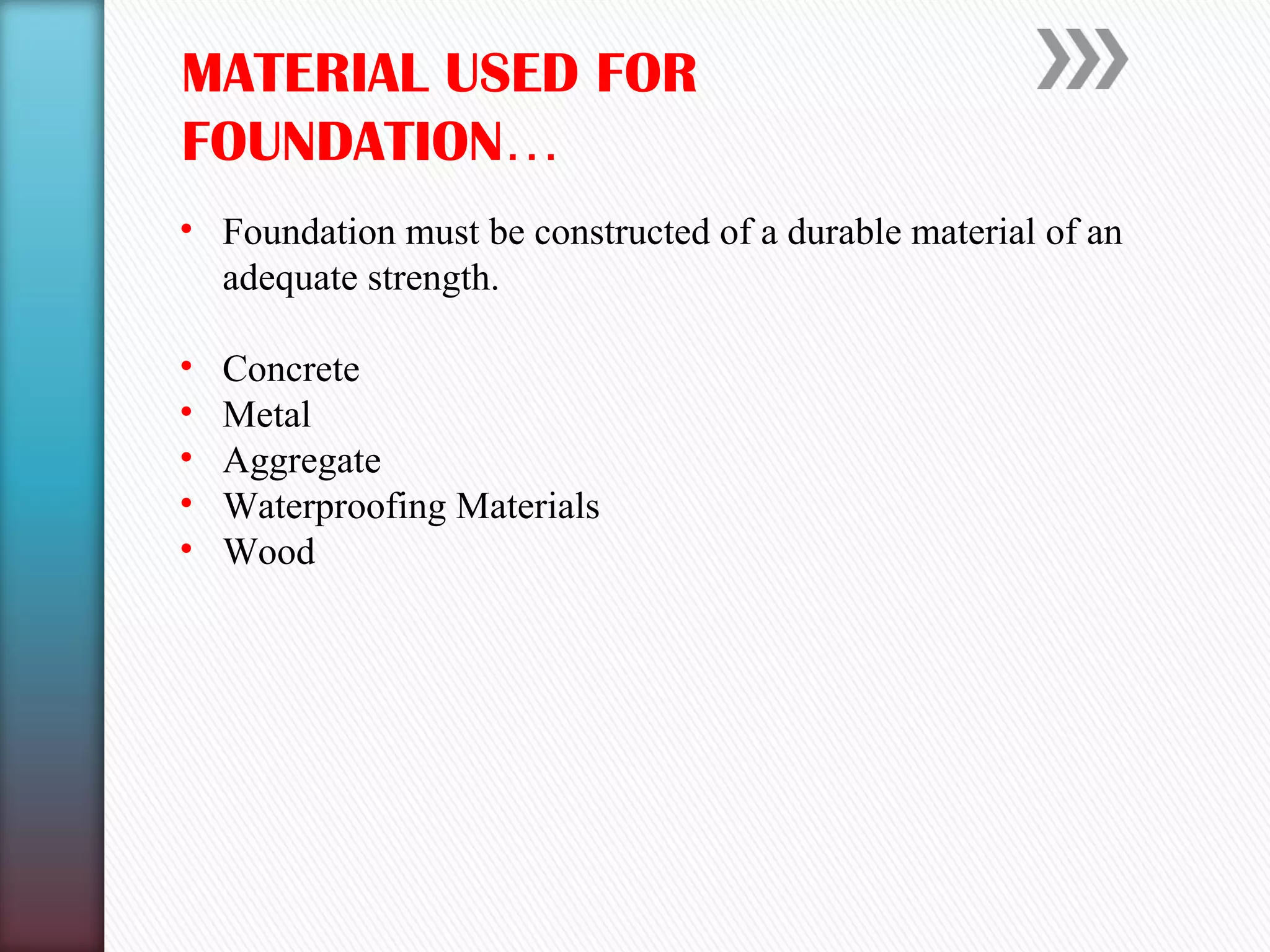 Foundation ppt | PPT