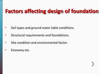Foundation ppt | PPT