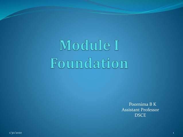 Foundation ppt | PPT