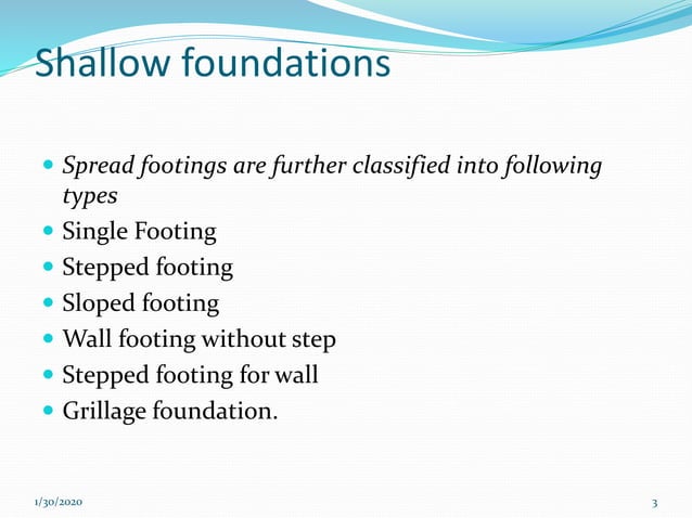 Foundation ppt | PPT