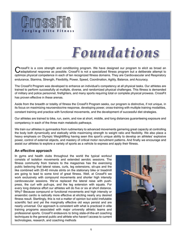 CrossFit Foundations | PDF