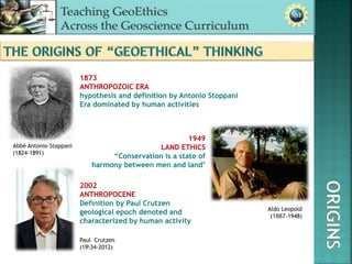 Foundations of Geoethics | PPTX