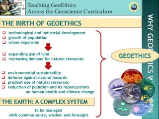 Foundations of Geoethics | PPTX