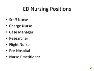 Foundations of ED Nursing | PPT | First Aid | Injuries