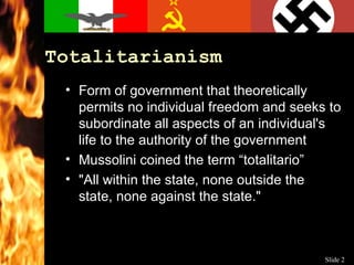 Foundations of Totalitarianism | PPT