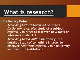 Foundations of Agricultural Research by Prof Jayne Mugwe | PPT