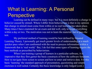 Foundations And Framework Of Instructional Technology | PPT