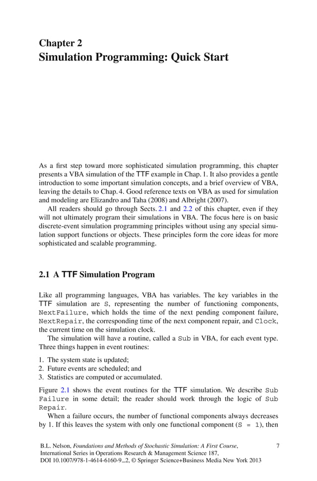 Foundations And Methods Of Stochastic Simulation Pdf