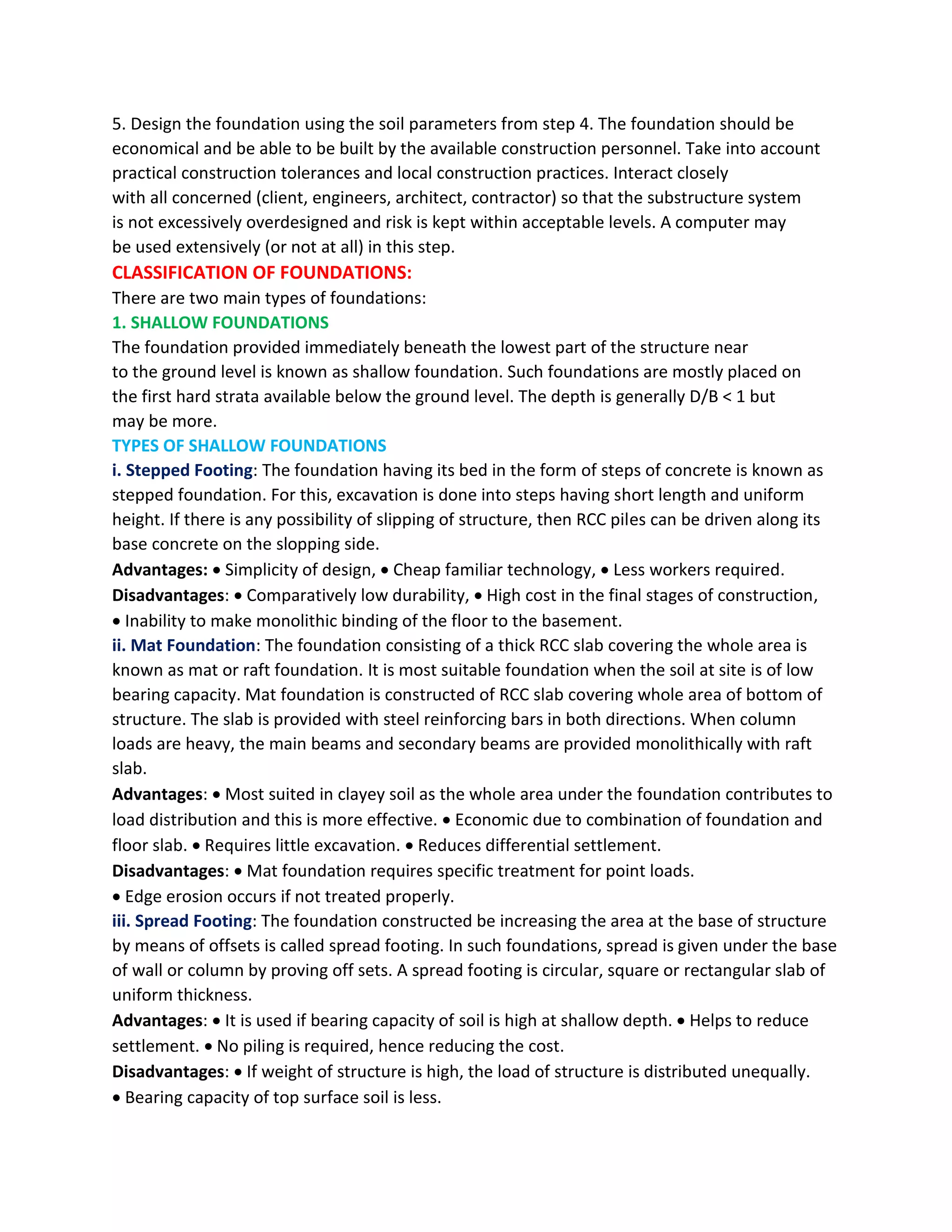 Foundations and pavements ce367 | PDF