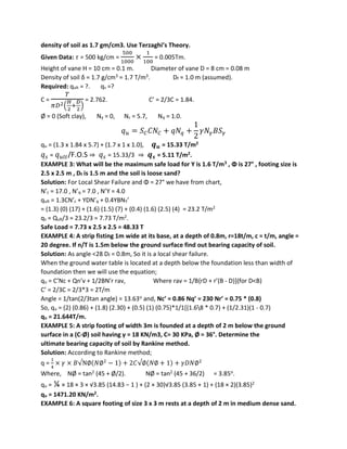 Foundations and pavements ce367 | PDF