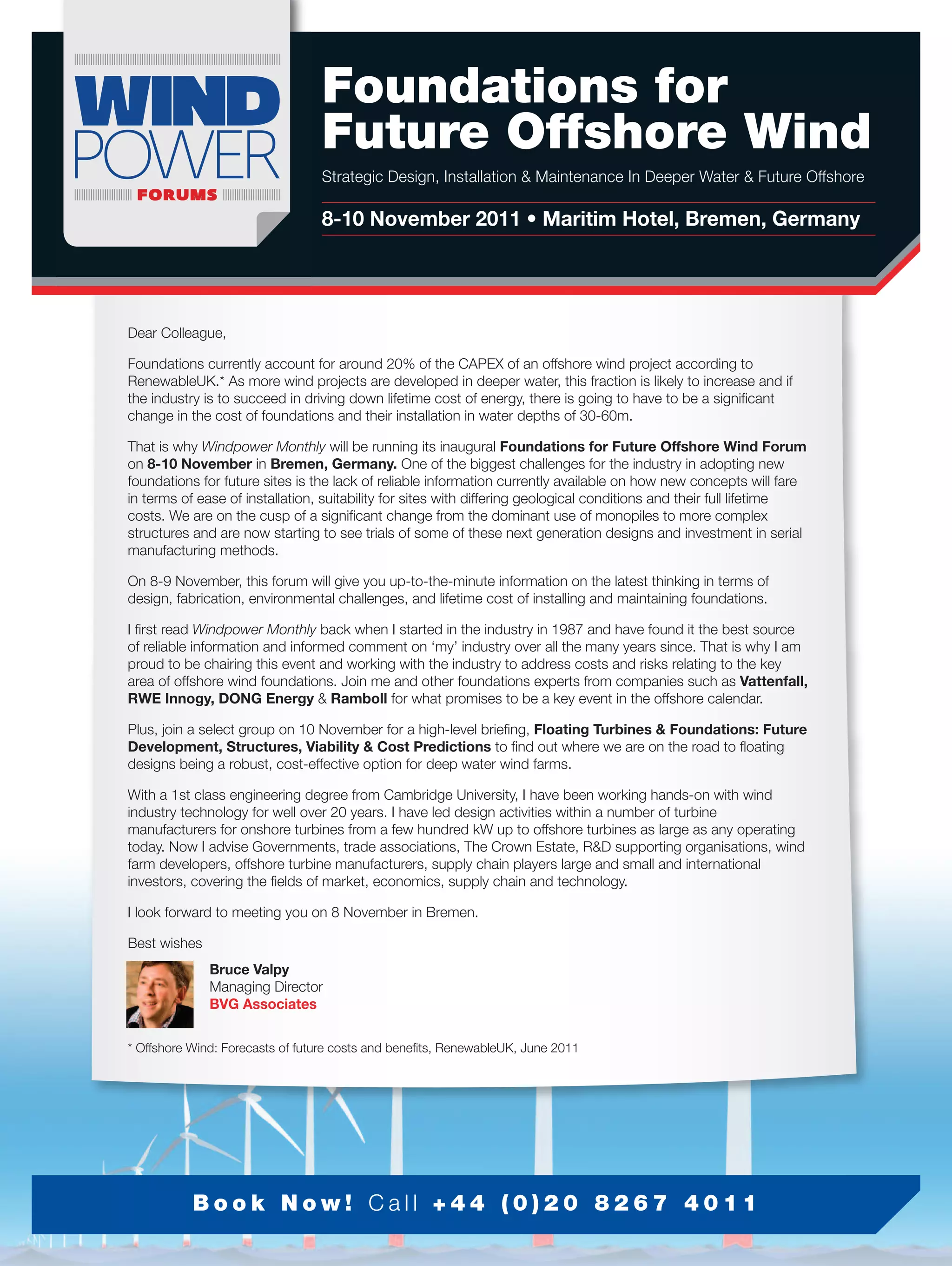 Foundations for Future Offshore Wind | PDF