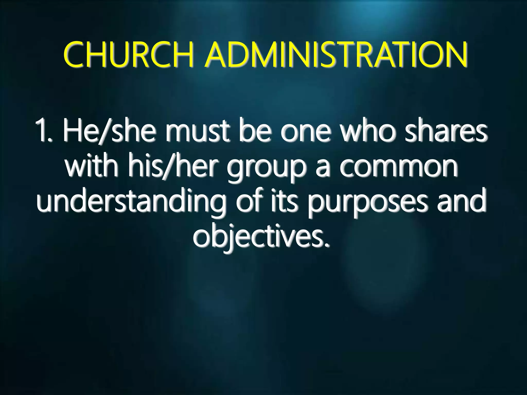 FOUNDATIONS FOR PURPOSEFUL CHURCH ADMINISTRATION (Lecture).ppt