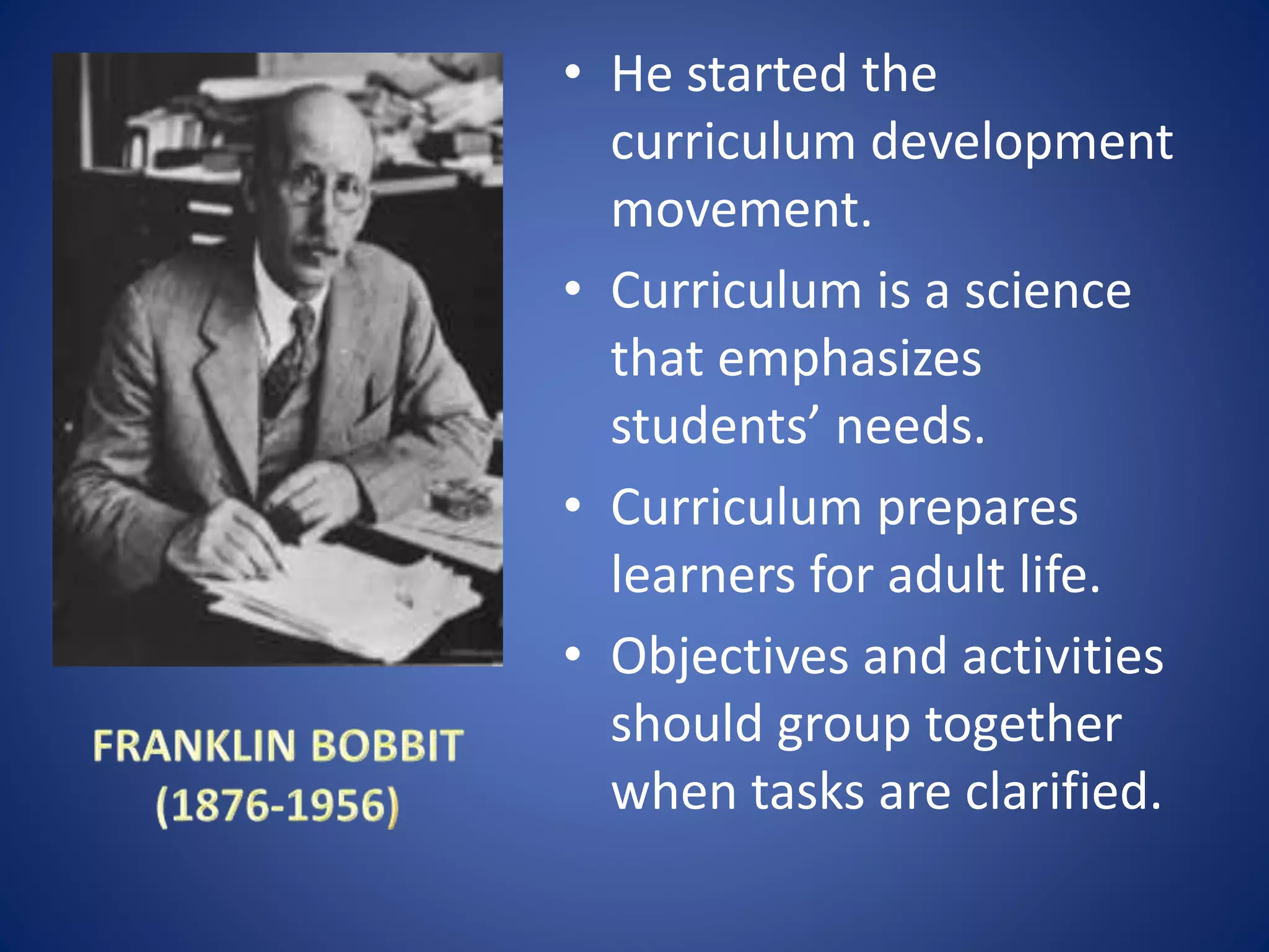 Foundations of a curriculum | PPTX