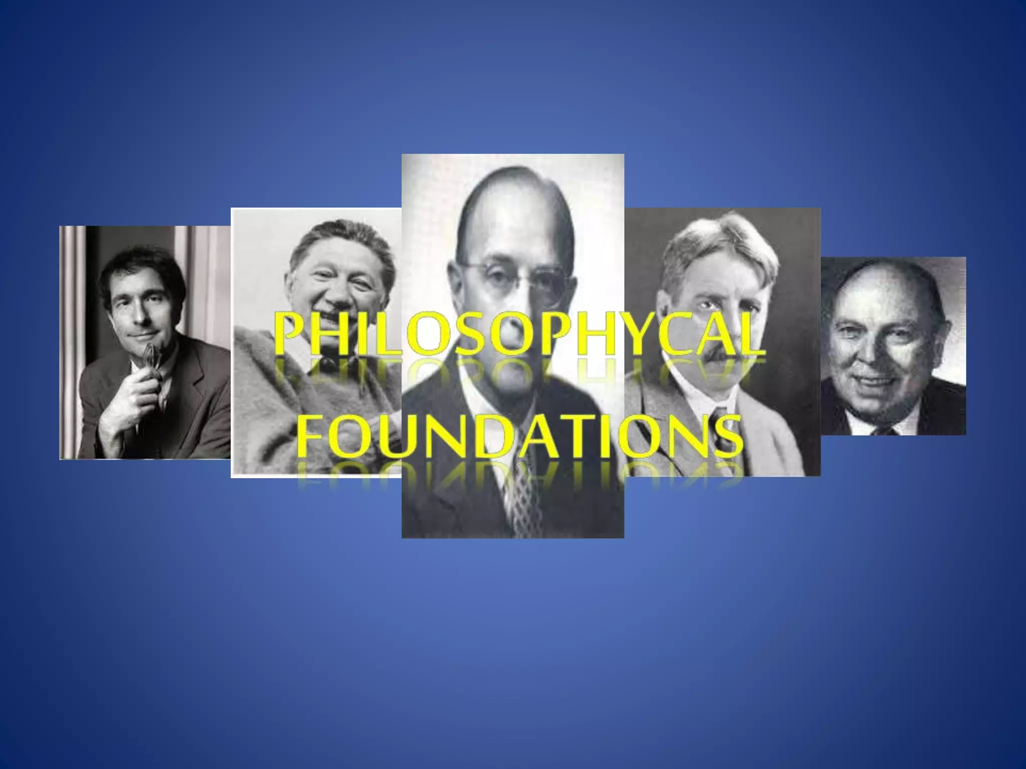 Foundations of a curriculum | PPTX