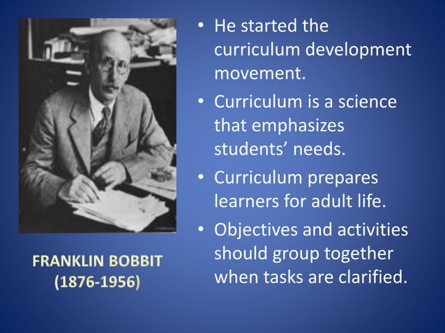 Foundations of a curriculum | PPTX