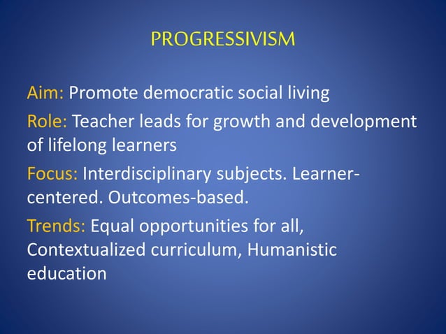 Foundations of a curriculum | PPTX